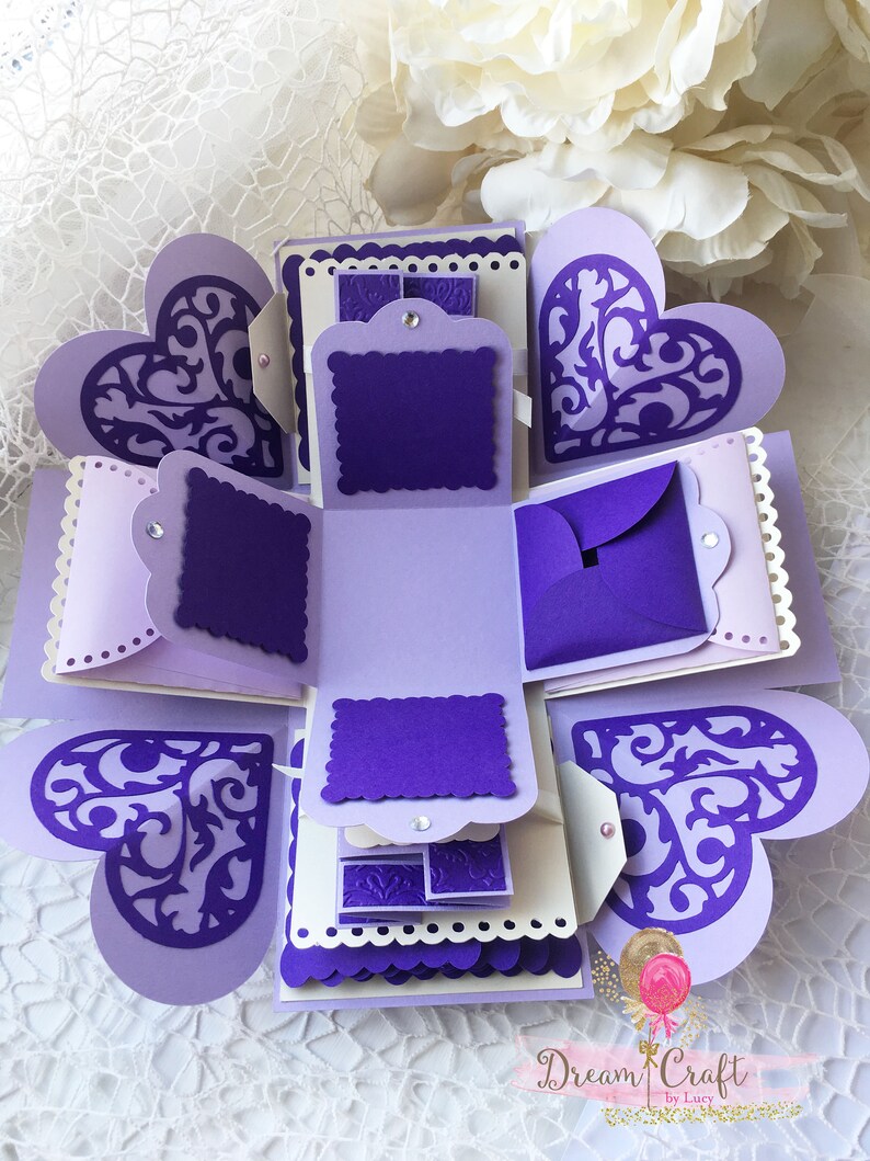 Explosion Photo Box Perfect gift for Anniversary/ Valentines | Etsy