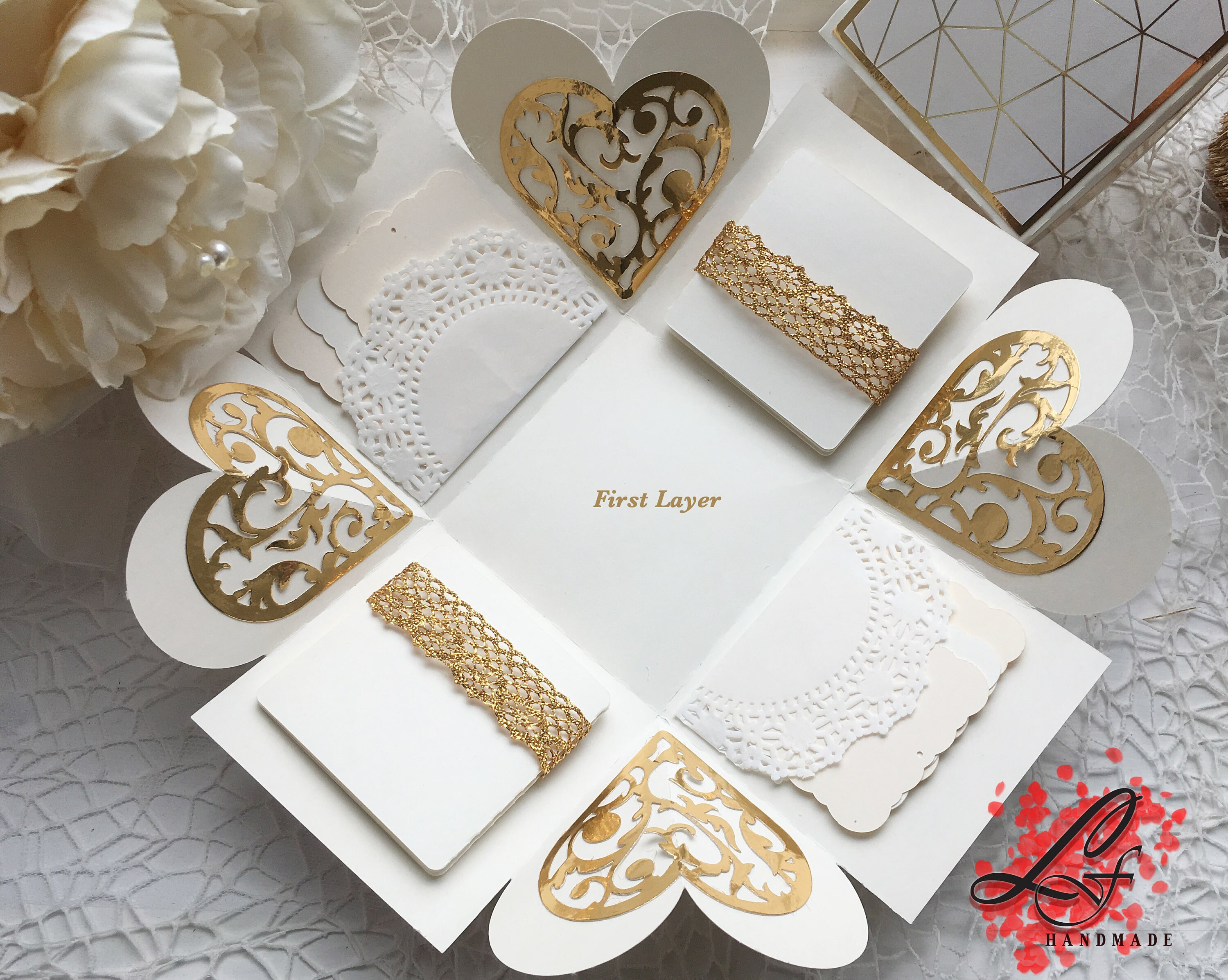 Proposal Exploding Photo Box Anniversary Photo box | Etsy