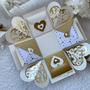 Proposal Exploding Photo Box, Anniversary Photo Box, Engagement ...