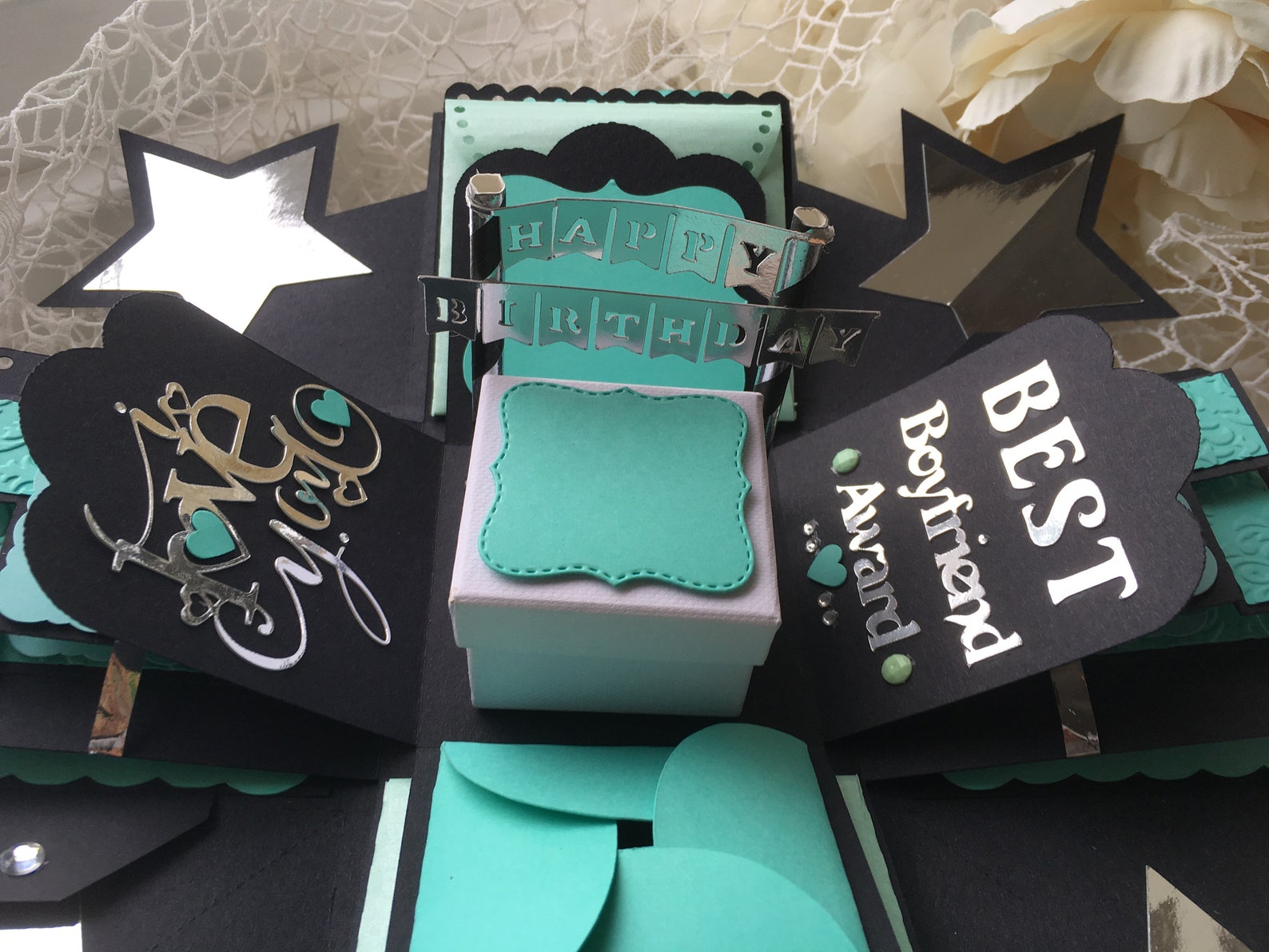 Happy Birthday Explosion Photo Box Birthday Photo Box | Etsy