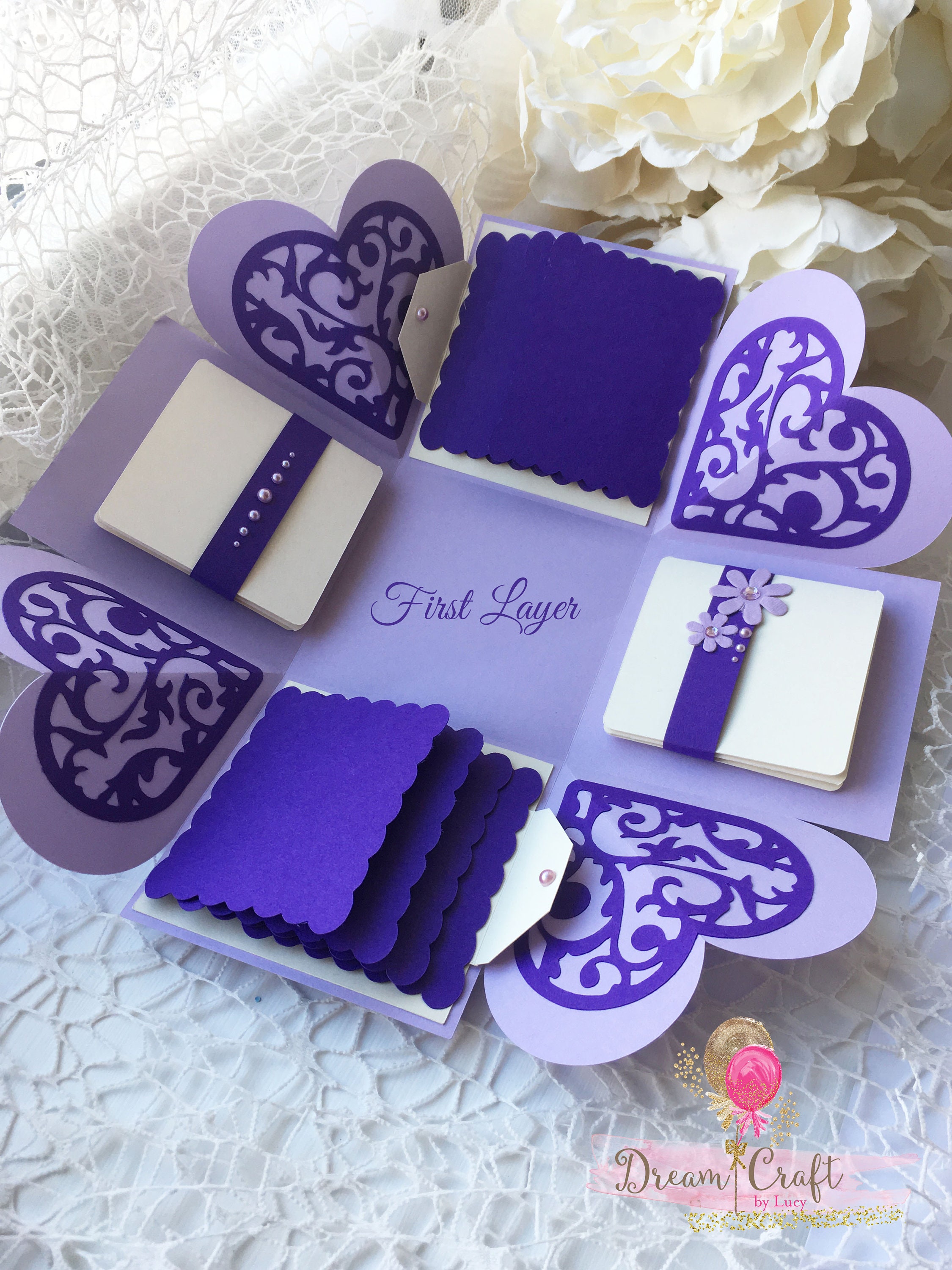 Explosion Photo Box Perfect gift for Anniversary/ Valentines | Etsy