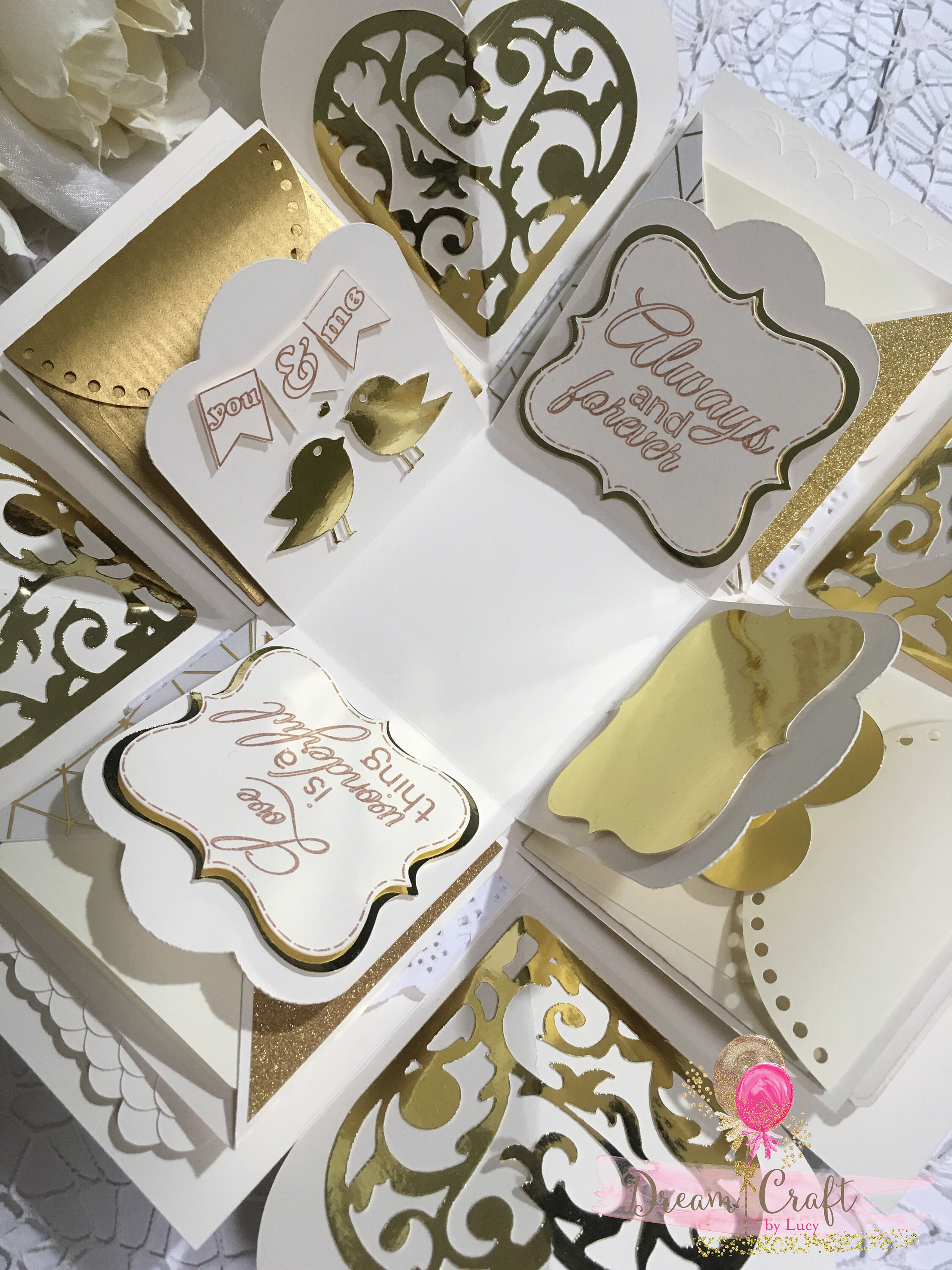 Proposal Exploding Photo Box Anniversary Photo box | Etsy