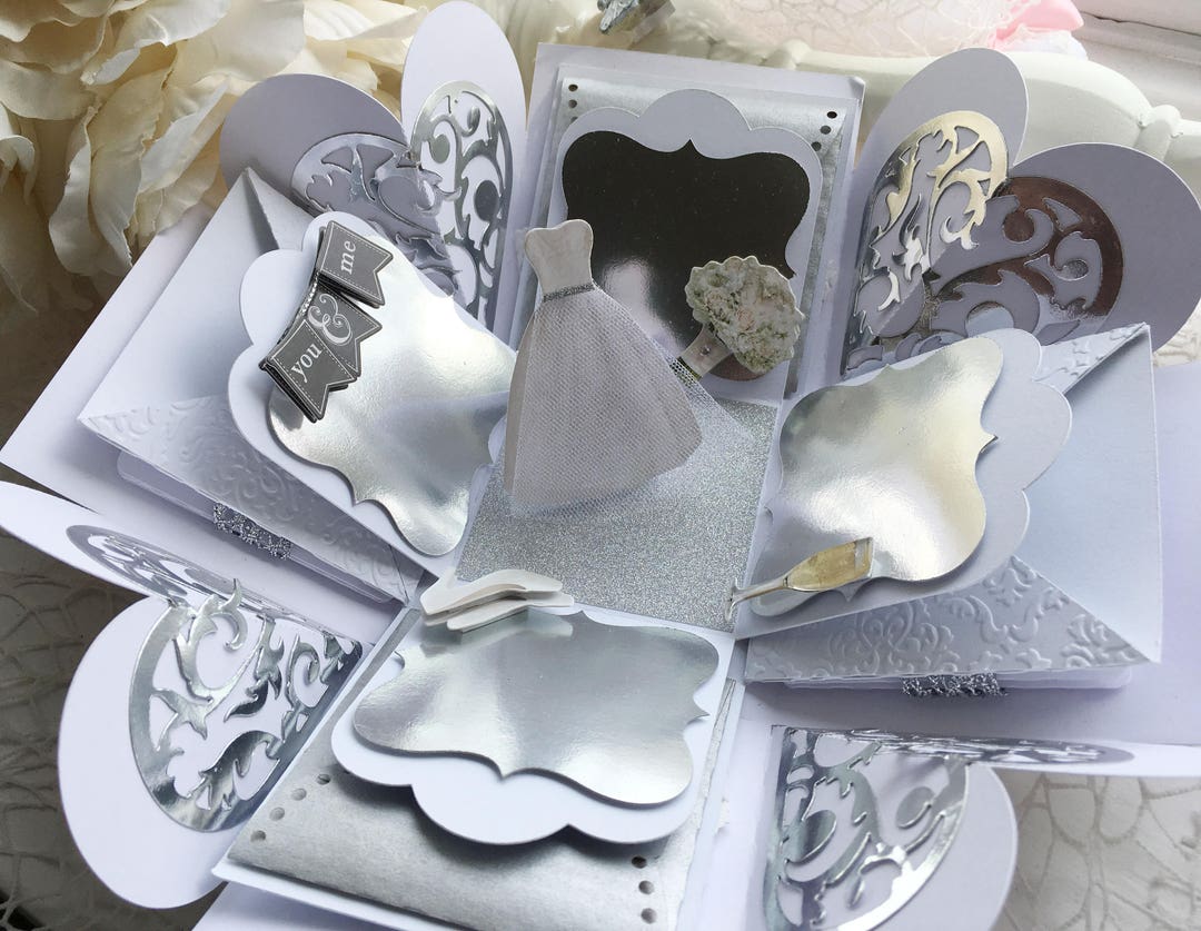 Bridal Shower Explosion Box, Photo Box for the Bride, Love Exploding ...