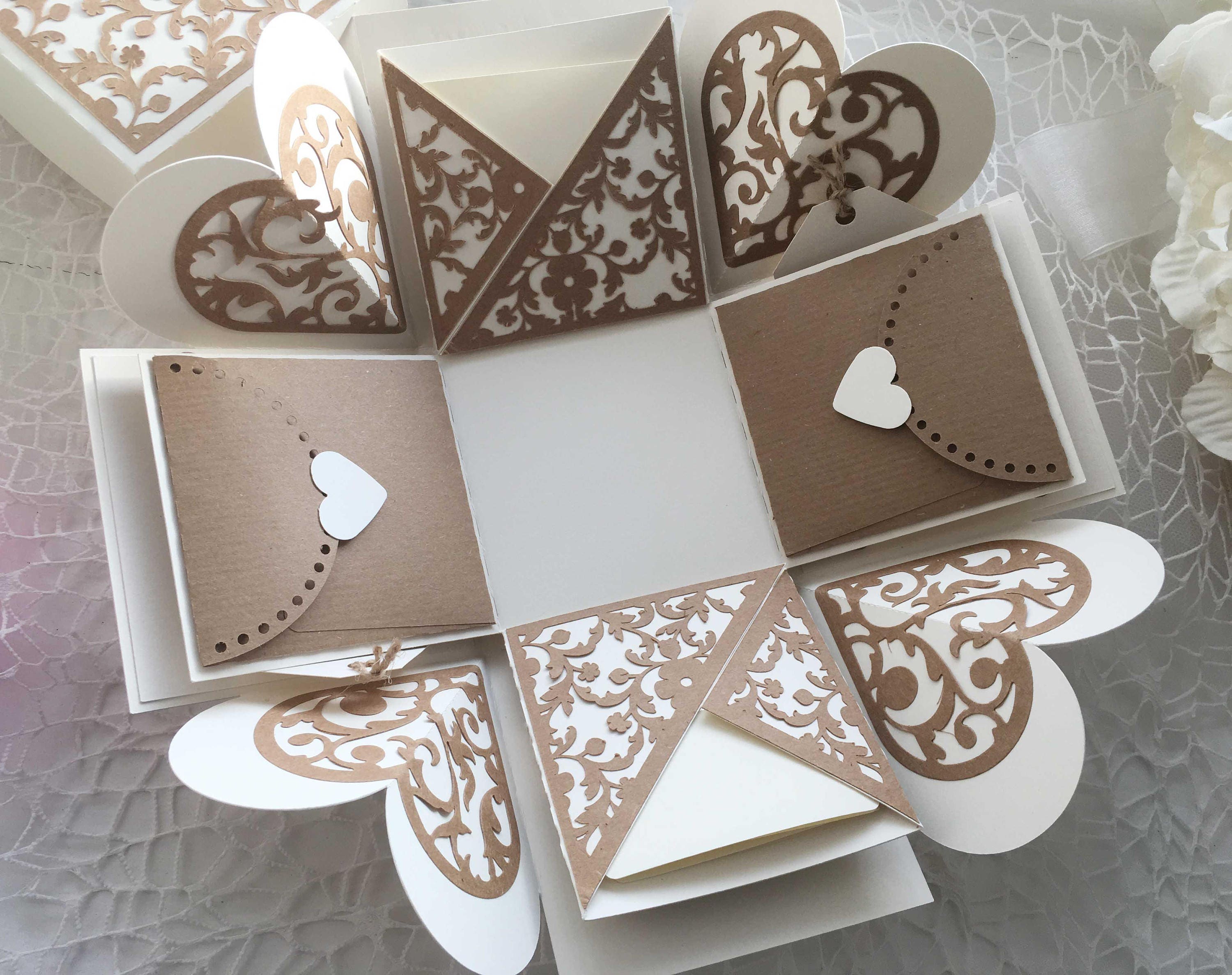 Sunflower Rustic Explosion Photo Box Love Photo box perfect | Etsy