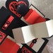Love Exploding Photo Box in Black and Red With 3 Layers - Etsy