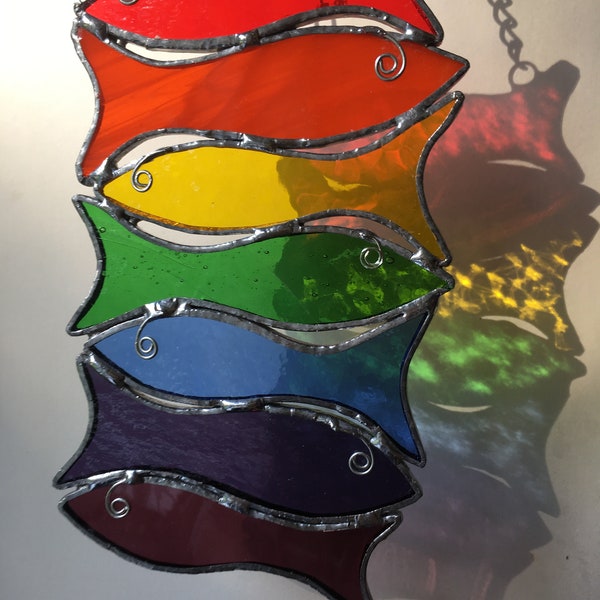 Glass Hanging Fish - Etsy