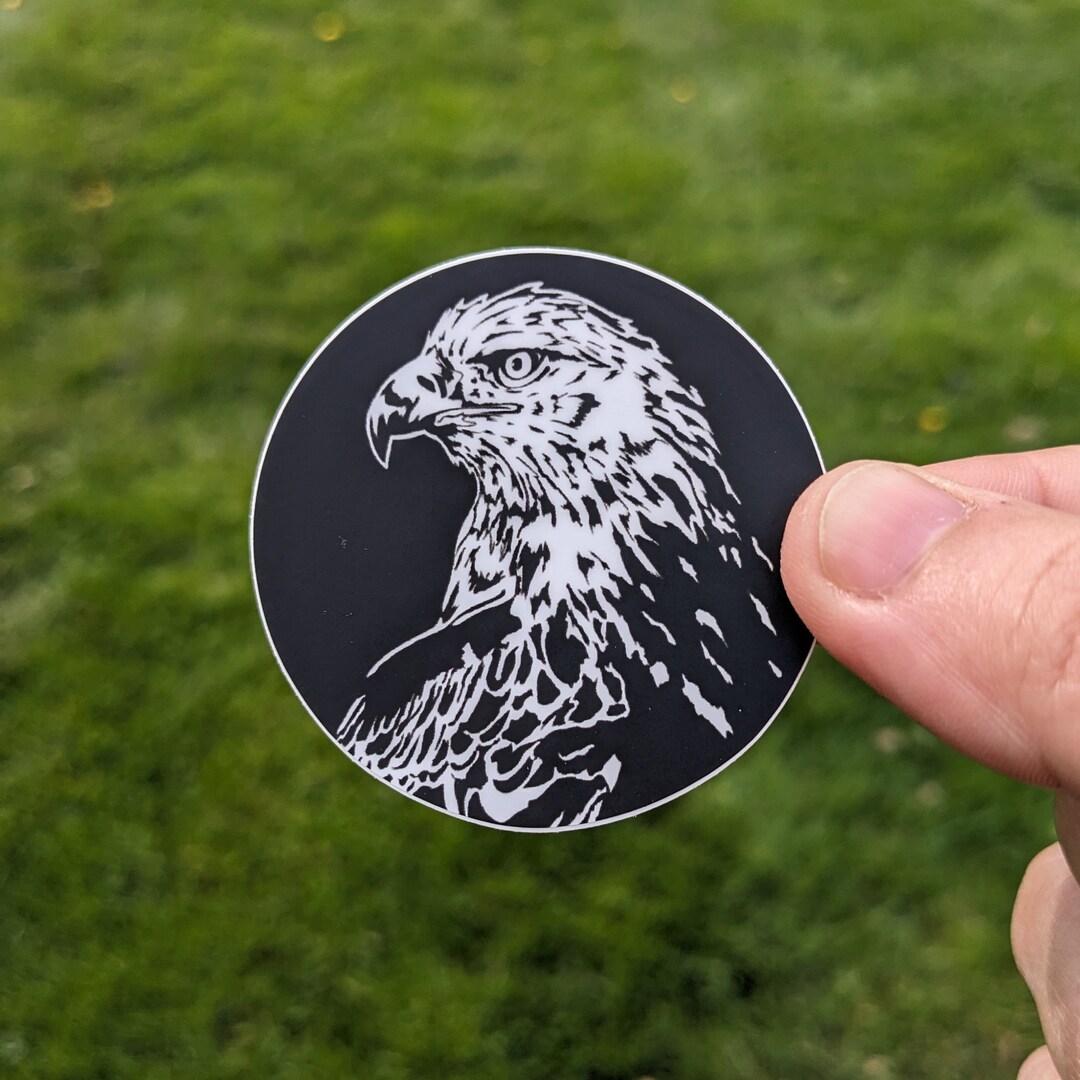 Golden Eagle Sticker - Waterproof Vinyl - Etsy