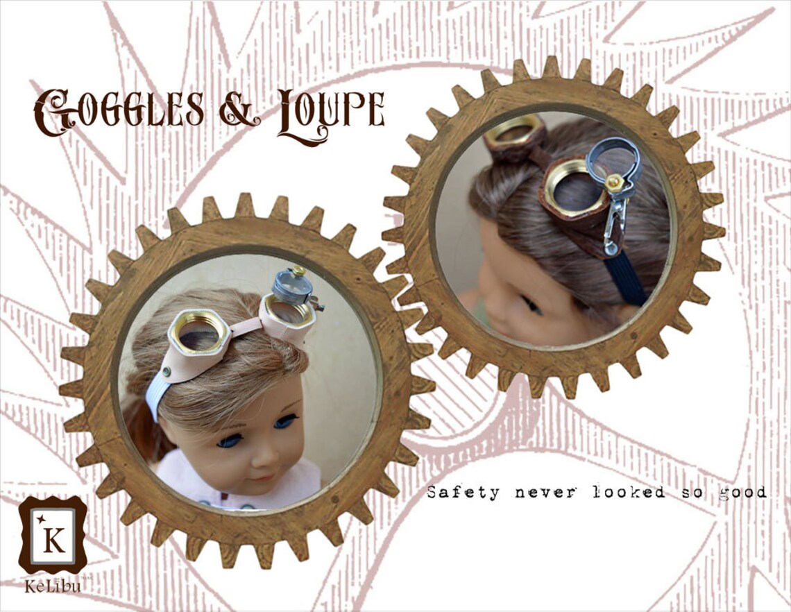 Steampunk Inventor Bundle Doll Clothes Pattern for 18 inch | Etsy