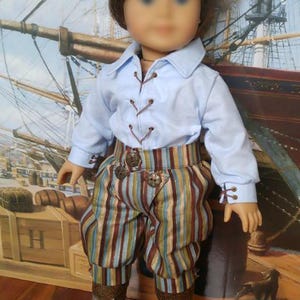 Steampunk Pirate Slops Sewing Pattern, Fits 18 Inch Dolls, Digital PDF ...