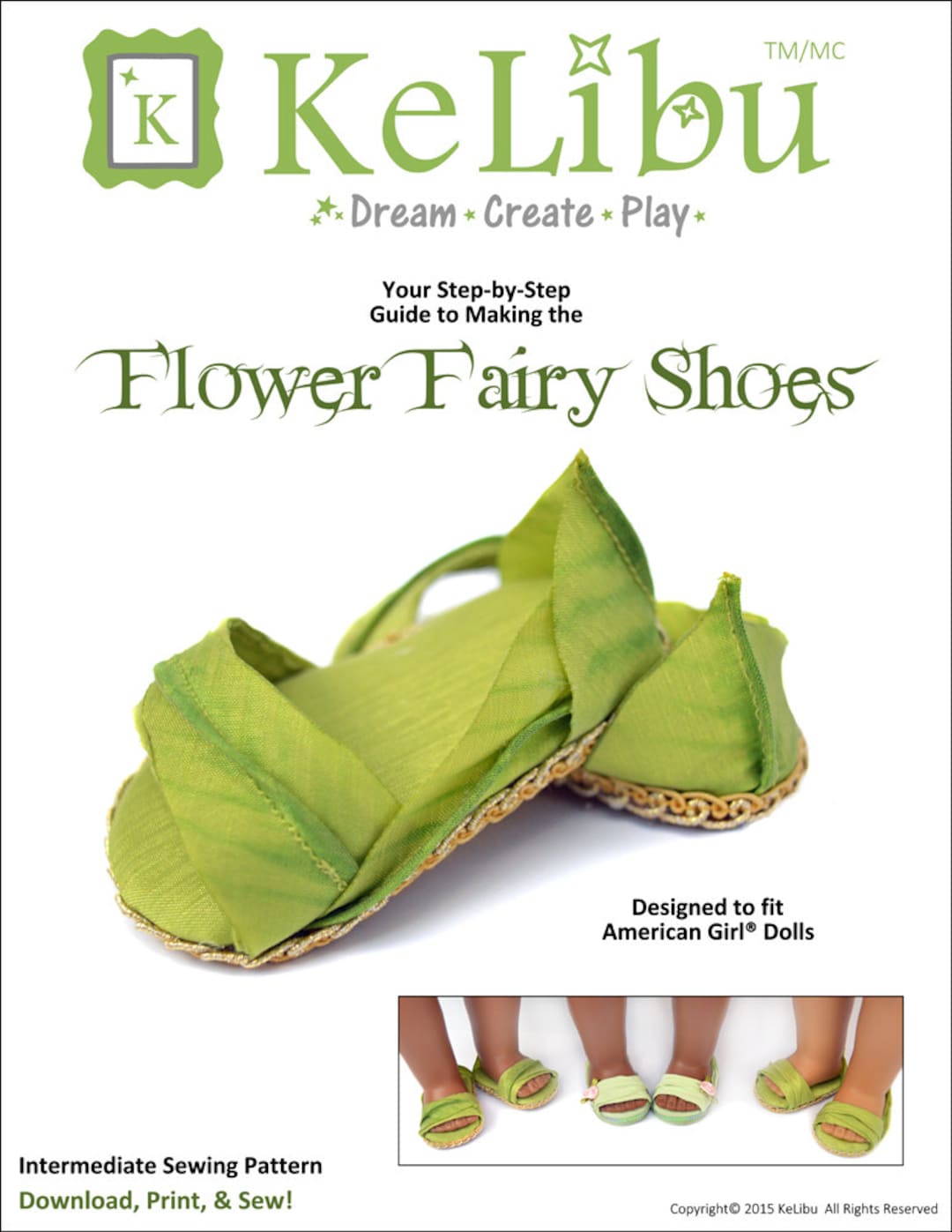 Flower Fairy Shoe Doll Sewing Pattern, Fits 18 Inch Dolls, Digital PDF ...