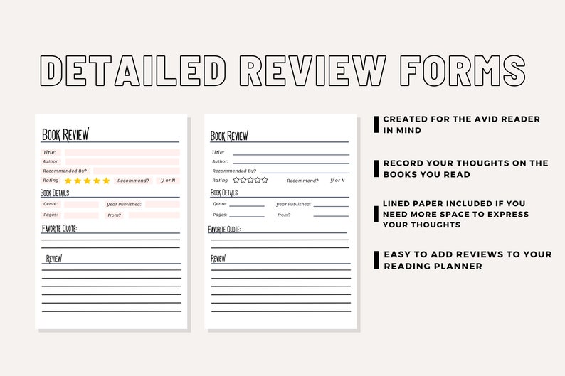 Book Review & Summary Template System Basic Writing Prompts for Book ...