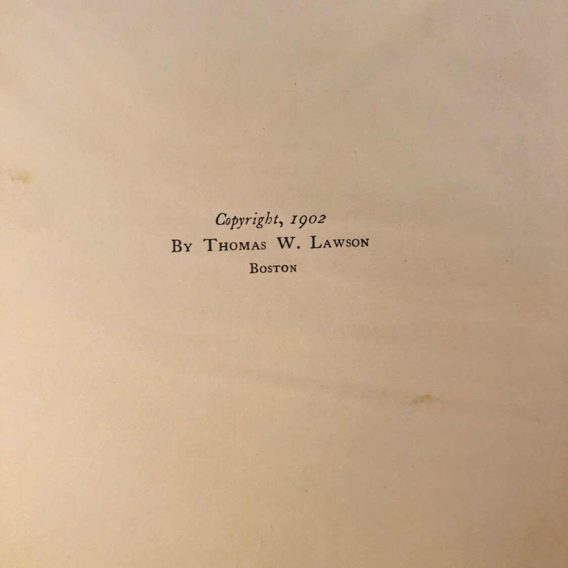 Lawson History of the America's Cup by Thomas Lawson 1902 Limited ...