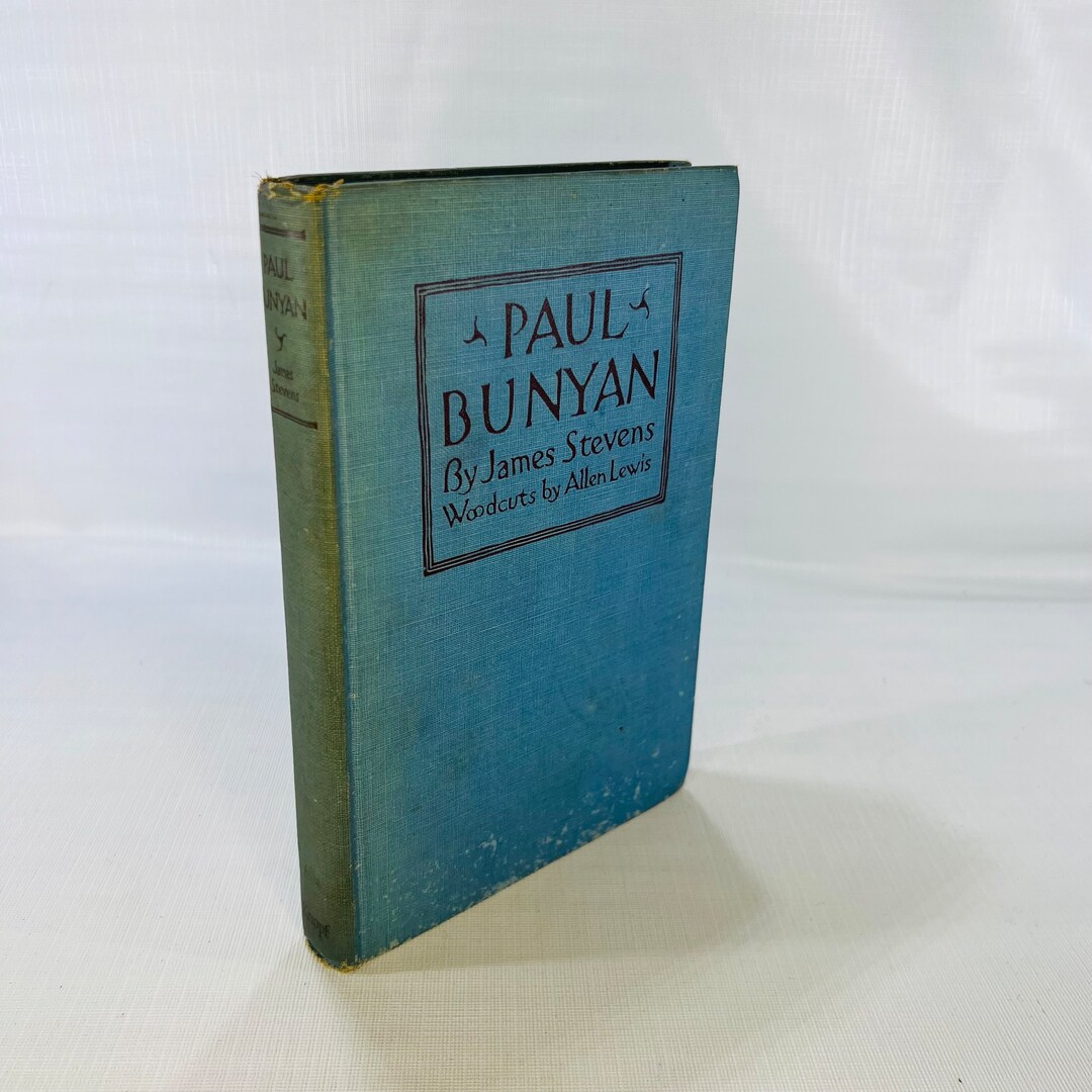 Paul Bunyan by James Stevens Woodcuts by Allan Lewis 1948 A Borzi Book ...