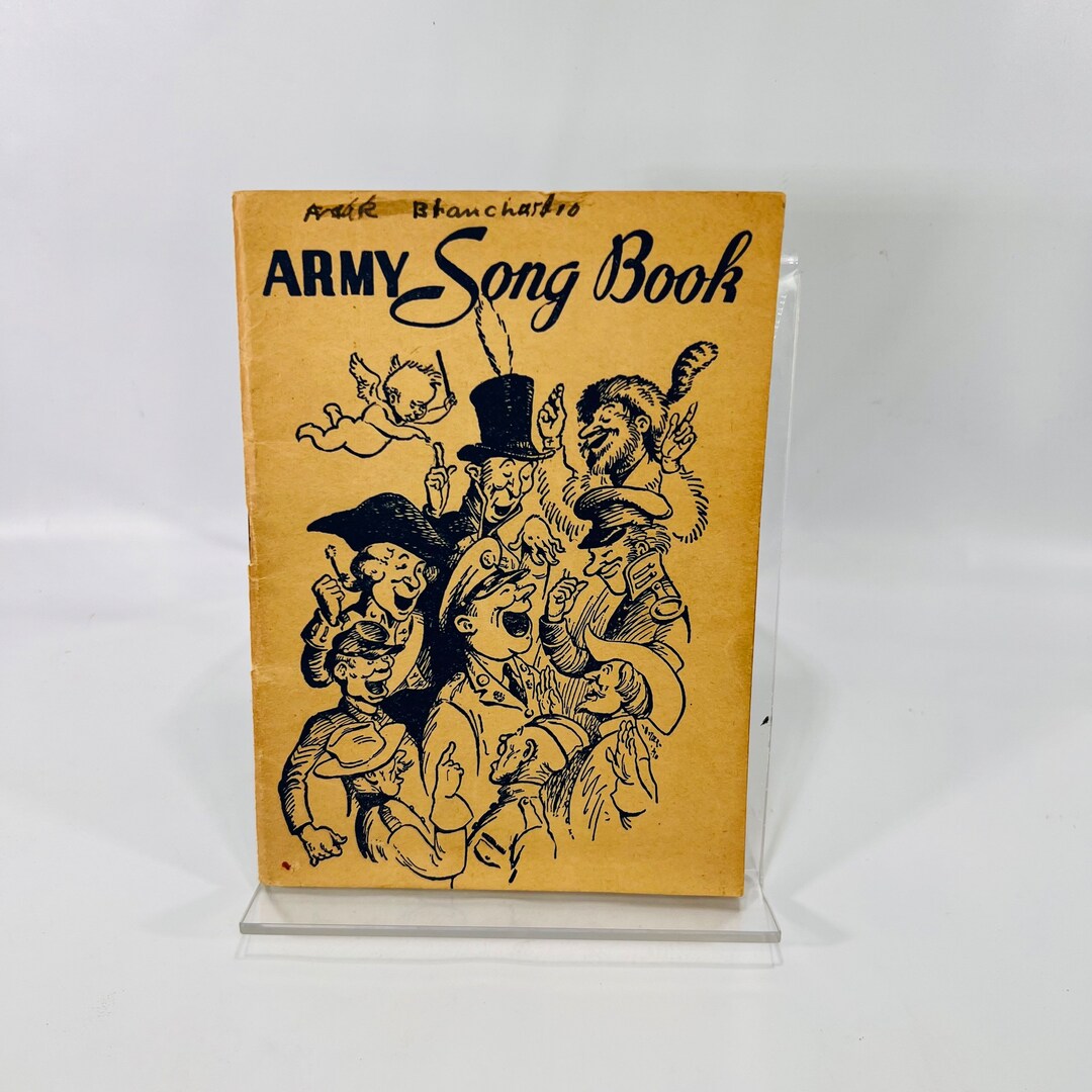 Army Song Book Compiled by the Adjutant General's Office 1941 Military ...