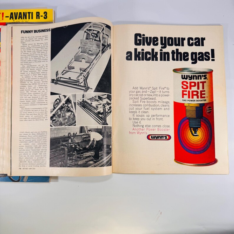 Three Vintage Hot Rod Magazines (1963 & 1970) – Classic Car Culture, Drag Racing, Muscle Cars ...