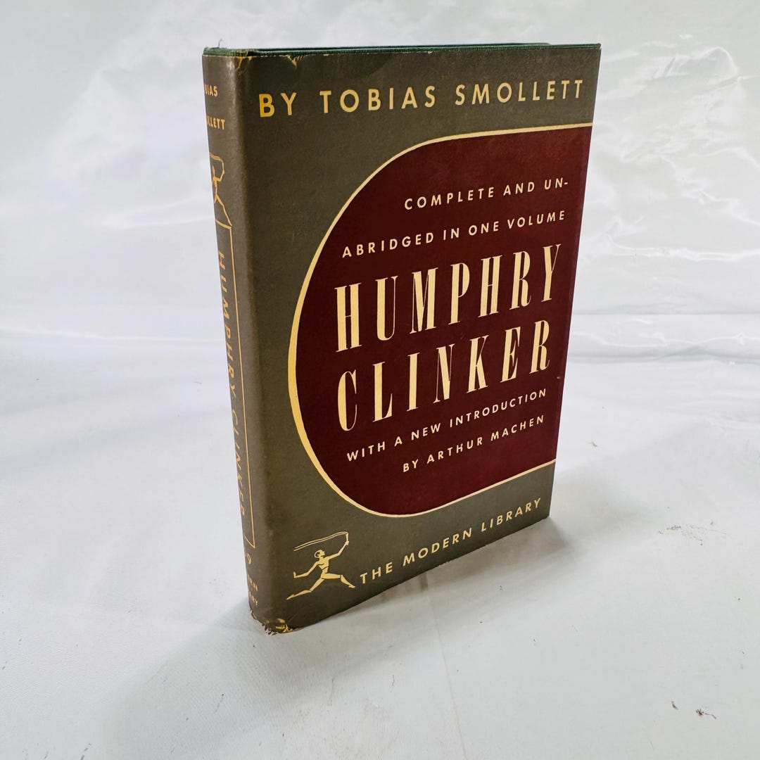 Humphry Clinker by Tobias Smollett (1929), A Modern Library Book - Etsy
