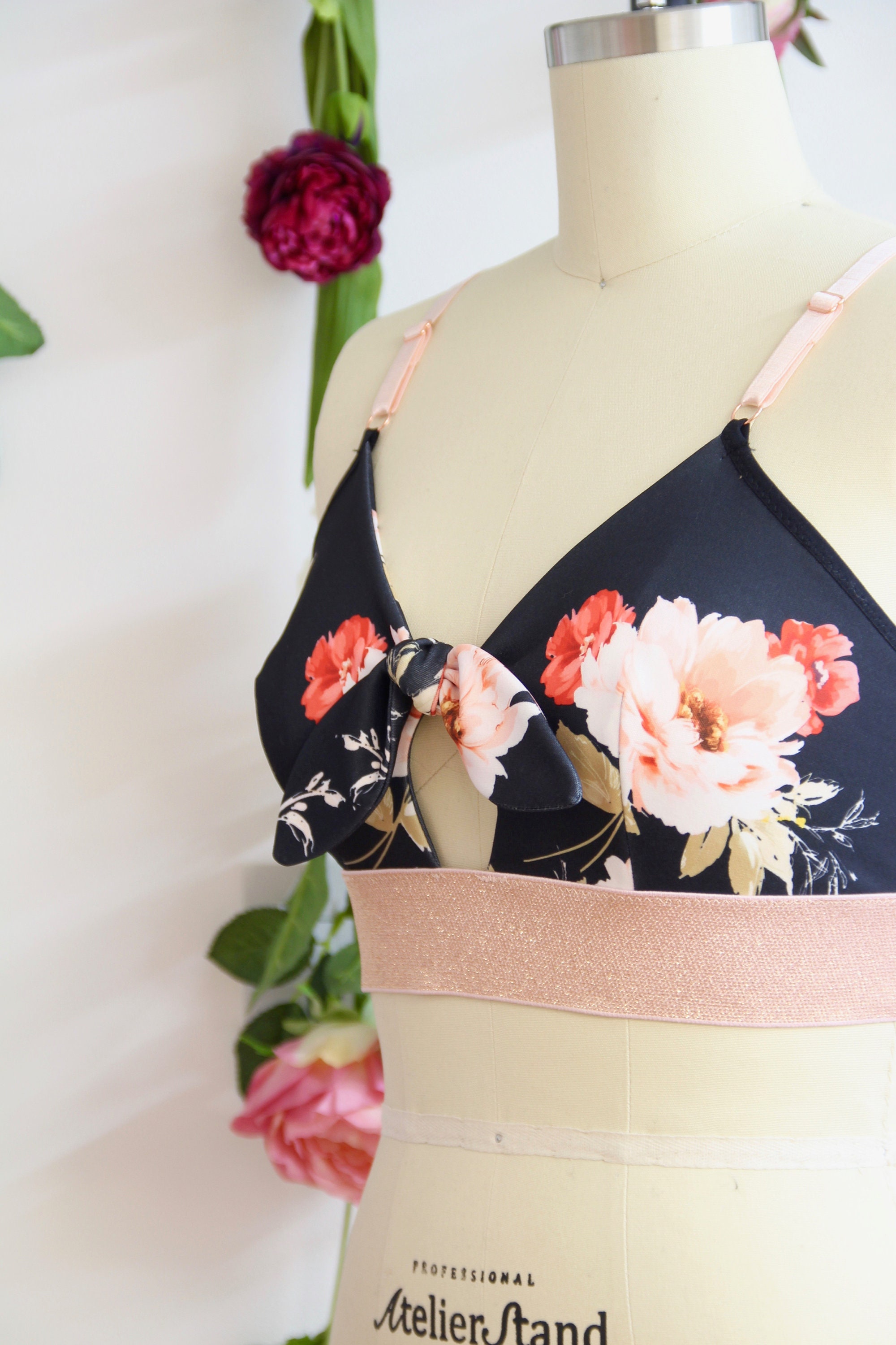 Queenie Soft Bralette Sewing Pattern PDF Instant Download | Etsy Canada