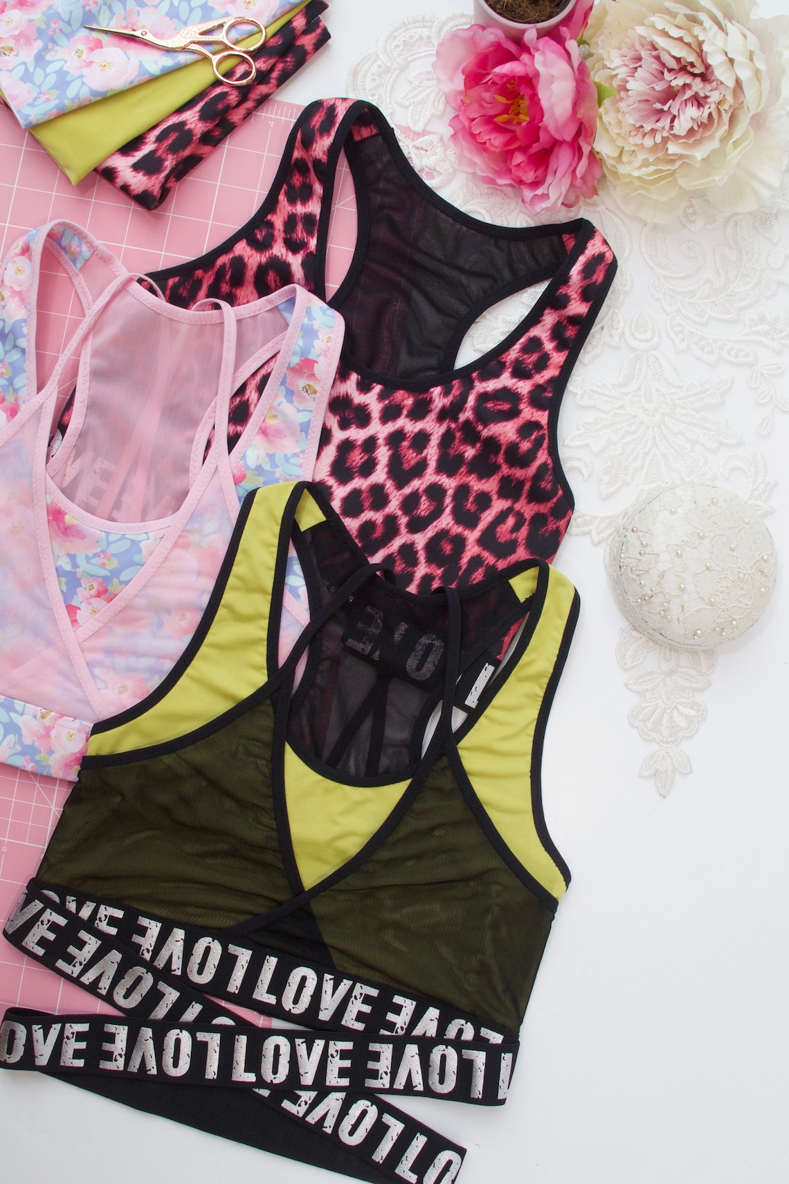 Mighty Sports Bra Sewing Pattern PDF Instant Download Evie | Etsy