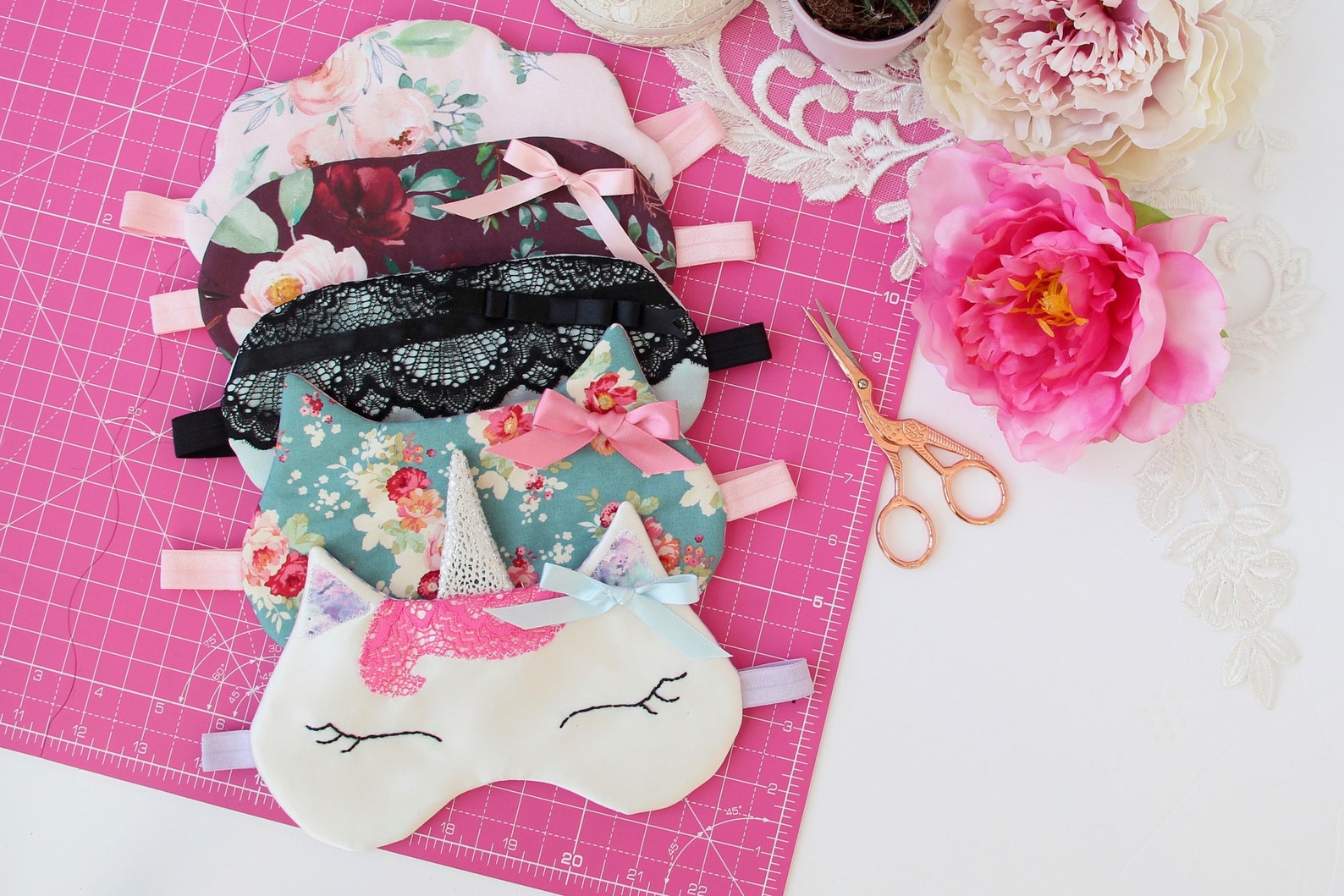 Sleep Mask Sewing Pattern Bundle PDF Instant Download Evie - Etsy