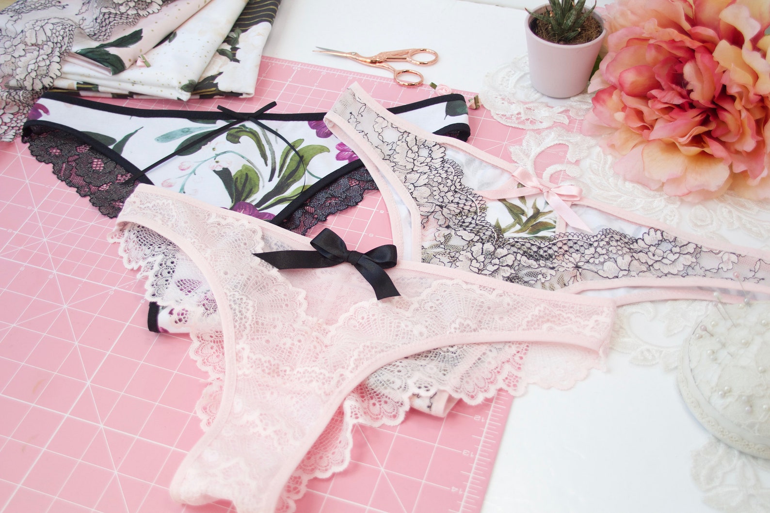 Arielle Tanga Panties Sewing Pattern PDF Instant Download - Etsy Canada