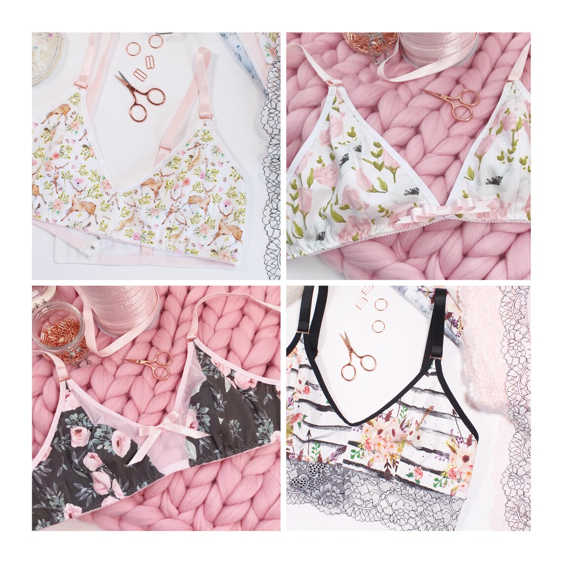 Darcey Soft Bra Sewing Pattern PDF Instant Download Evie - Etsy Israel