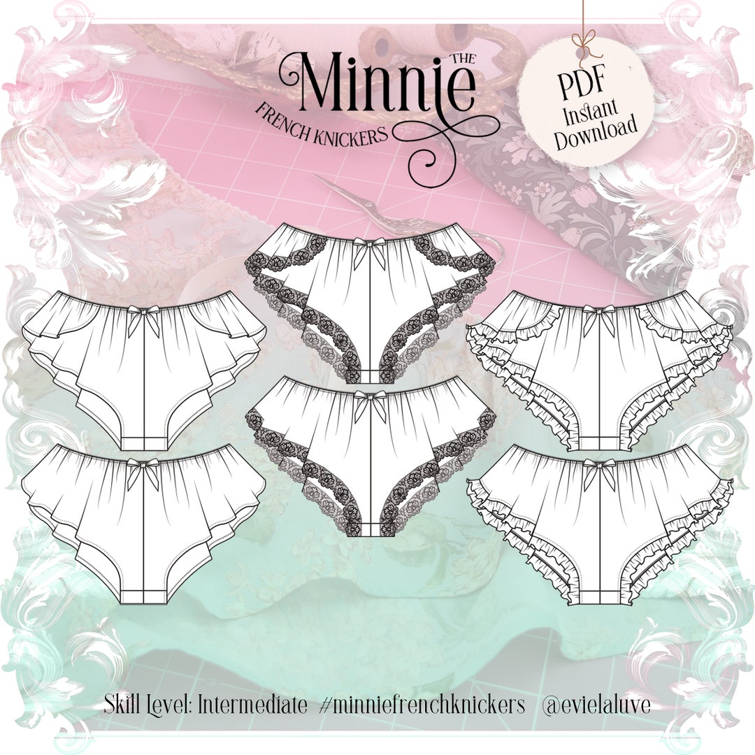 Minnie French Knickers Sewing Pattern PDF Instant Download - Evie La ...