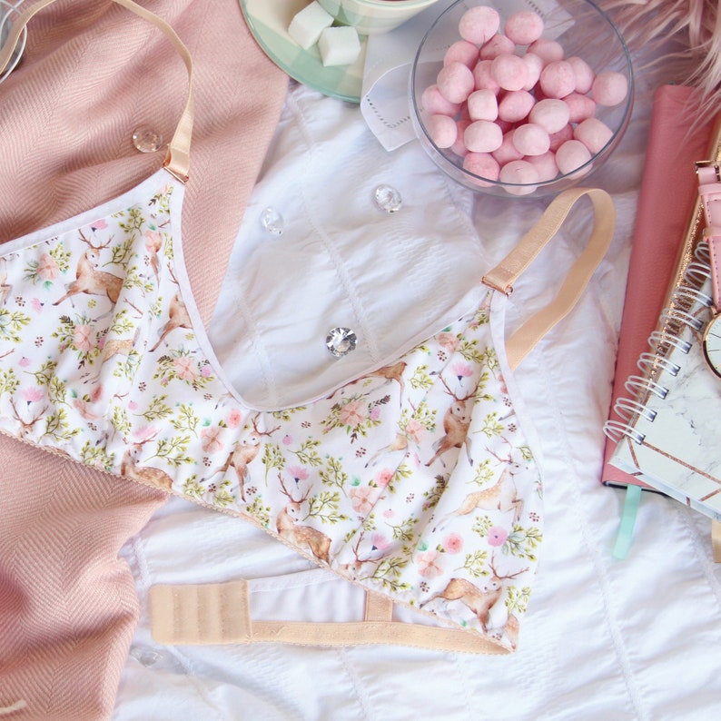 Darcey Soft Bra Sewing Pattern PDF Instant Download Evie - Etsy Israel