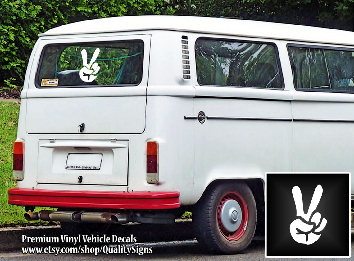PEACE Vehicle Decals Truck Decals Car Decals Laptop - Etsy