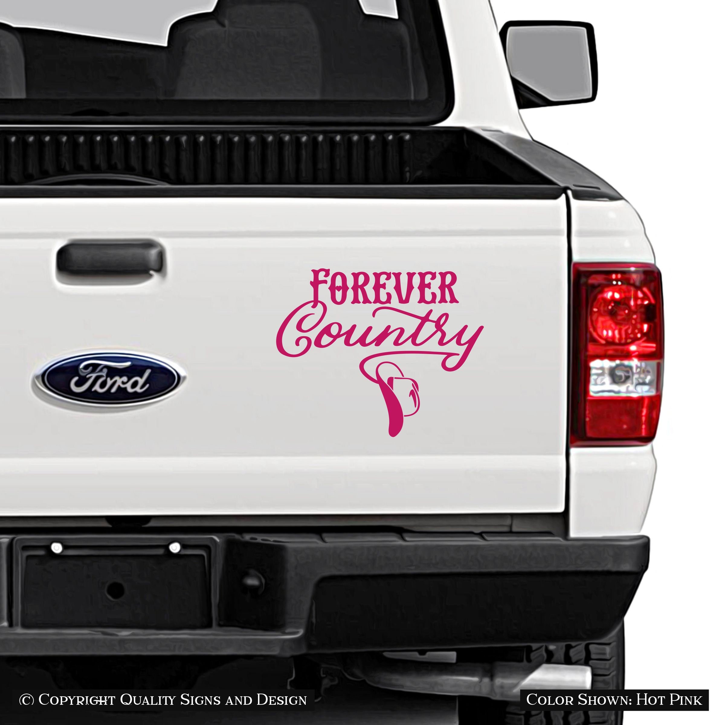FOREVER Countrytruck Decalscar Decalcowgirlcowboycowboy | Etsy