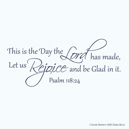 This is the Day That the Lord Has Made Psalm 118:24 Floral - Etsy