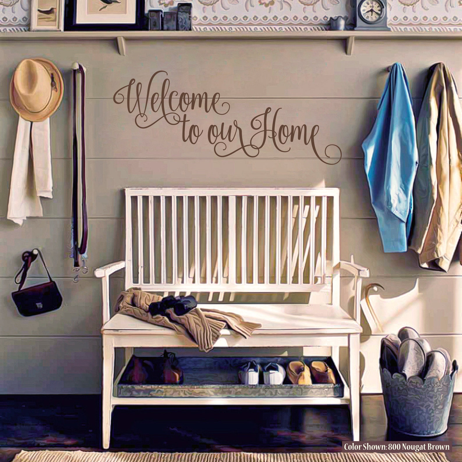 Welcome to Our Home, Vinyl Wall Quotes, Vinyl Wall Decals, Welcome ...