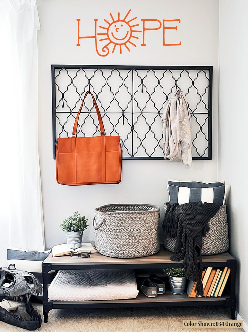 HOPE Vinyl Wall Quotes Family Wall Decal Vinyl Wall Decals | Etsy