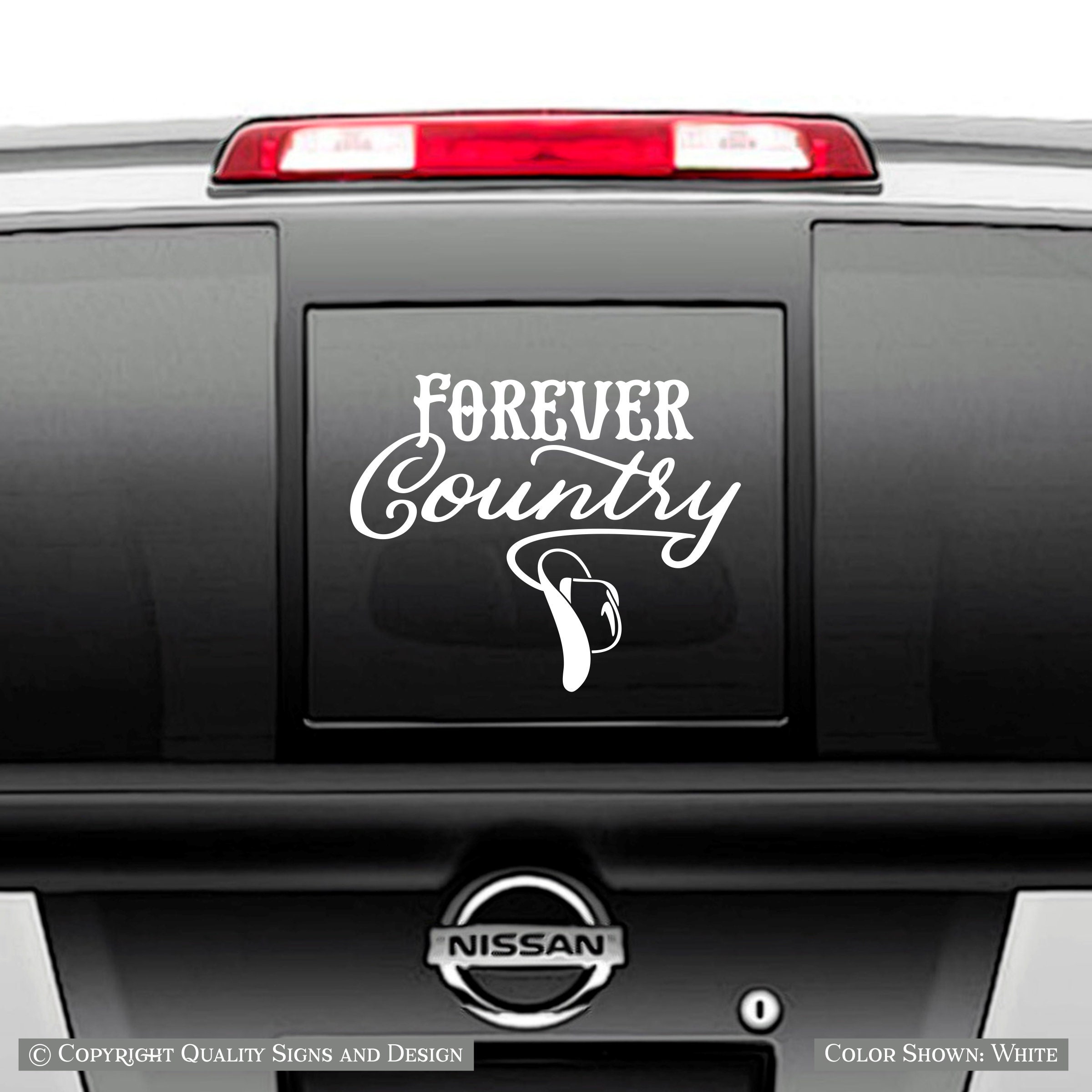 FOREVER Countrytruck Decalscar Decalcowgirlcowboycowboy | Etsy