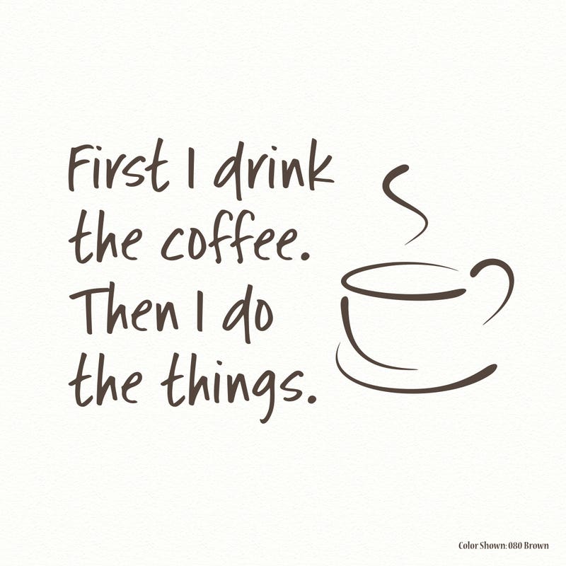 Coffee Decal - Etsy