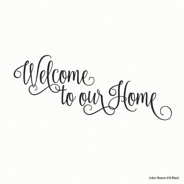Welcome Decal - Etsy