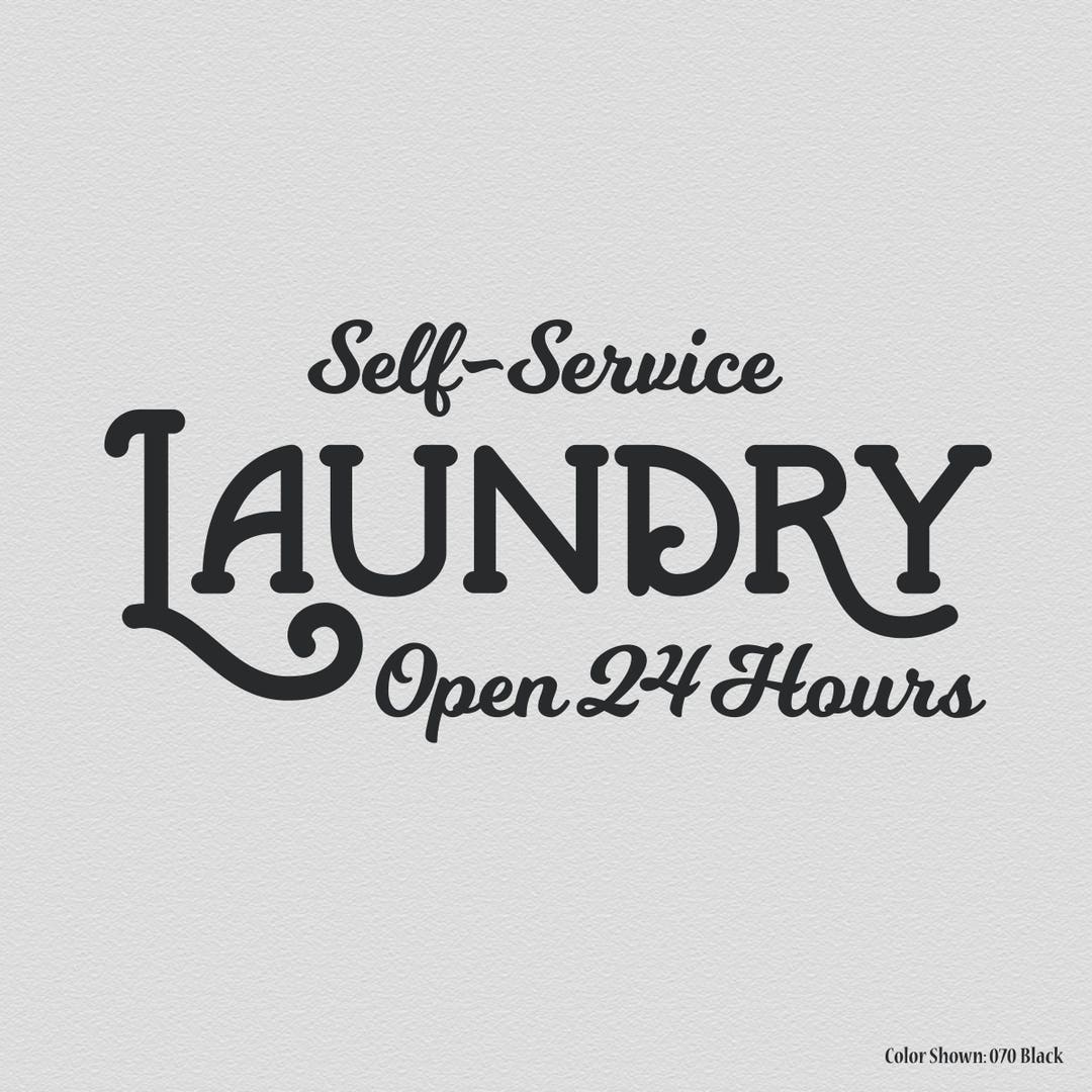 LAUNDRY, Laundry Decal, Vinyl Letters, Vinyl Wall Quotes, Wall Quote ...