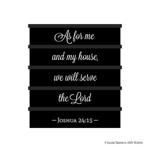 Joshua 24 15,STAIR RISER Decal,religious Decals,vinyl Wall Decals,as ...
