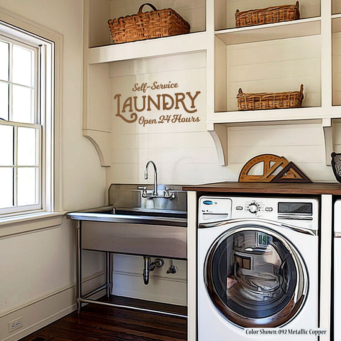 LAUNDRY laundry decal vinyl letters vinyl wall quotes wall | Etsy