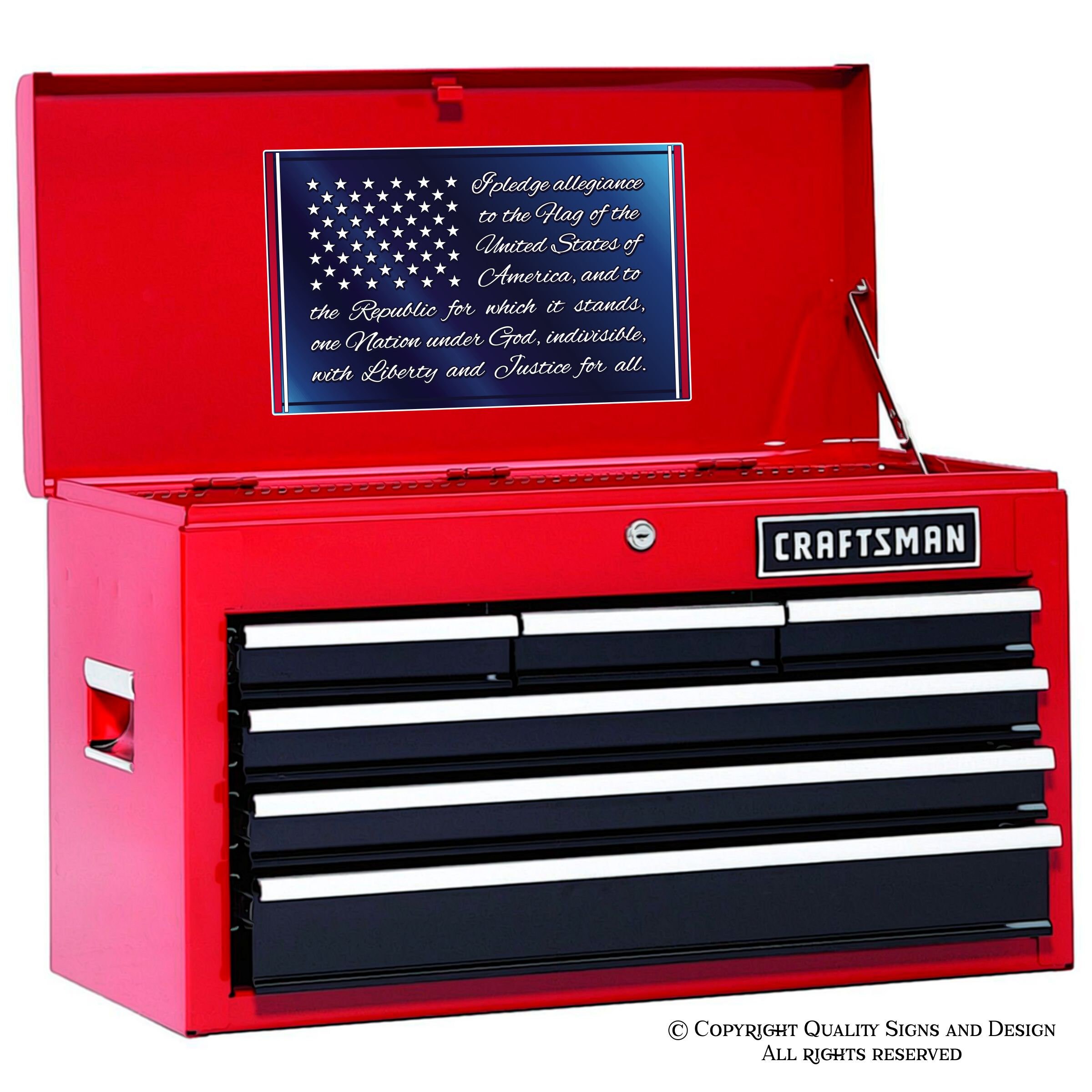 PLEDGE OF ALLEGIANCEI Pledge Decalflag Stickertruck - Etsy