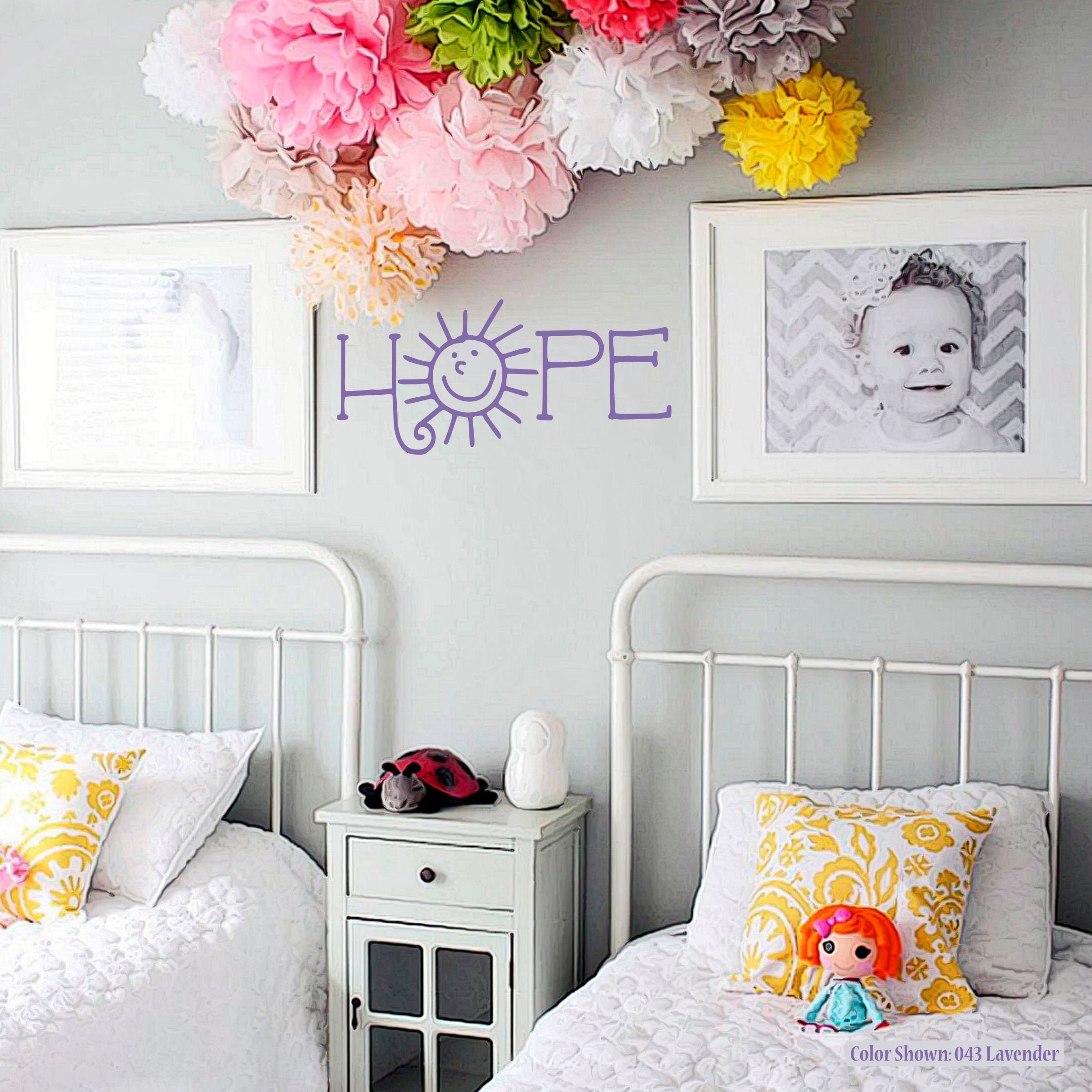 HOPE Vinyl Wall Quotes Family Wall Decal Vinyl Wall Decals | Etsy