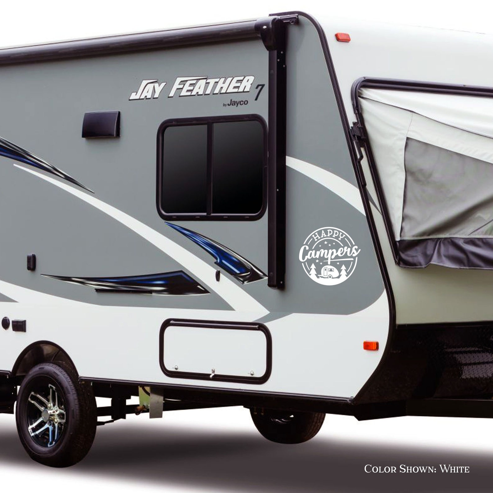HAPPY Campers,travel Trailer,camper Decal,vehicle Decals,rv Decal,truck ...