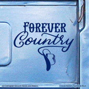 FOREVER Country,truck Decals,car Decal,cowgirl,cowboy,cowboy Hat ...