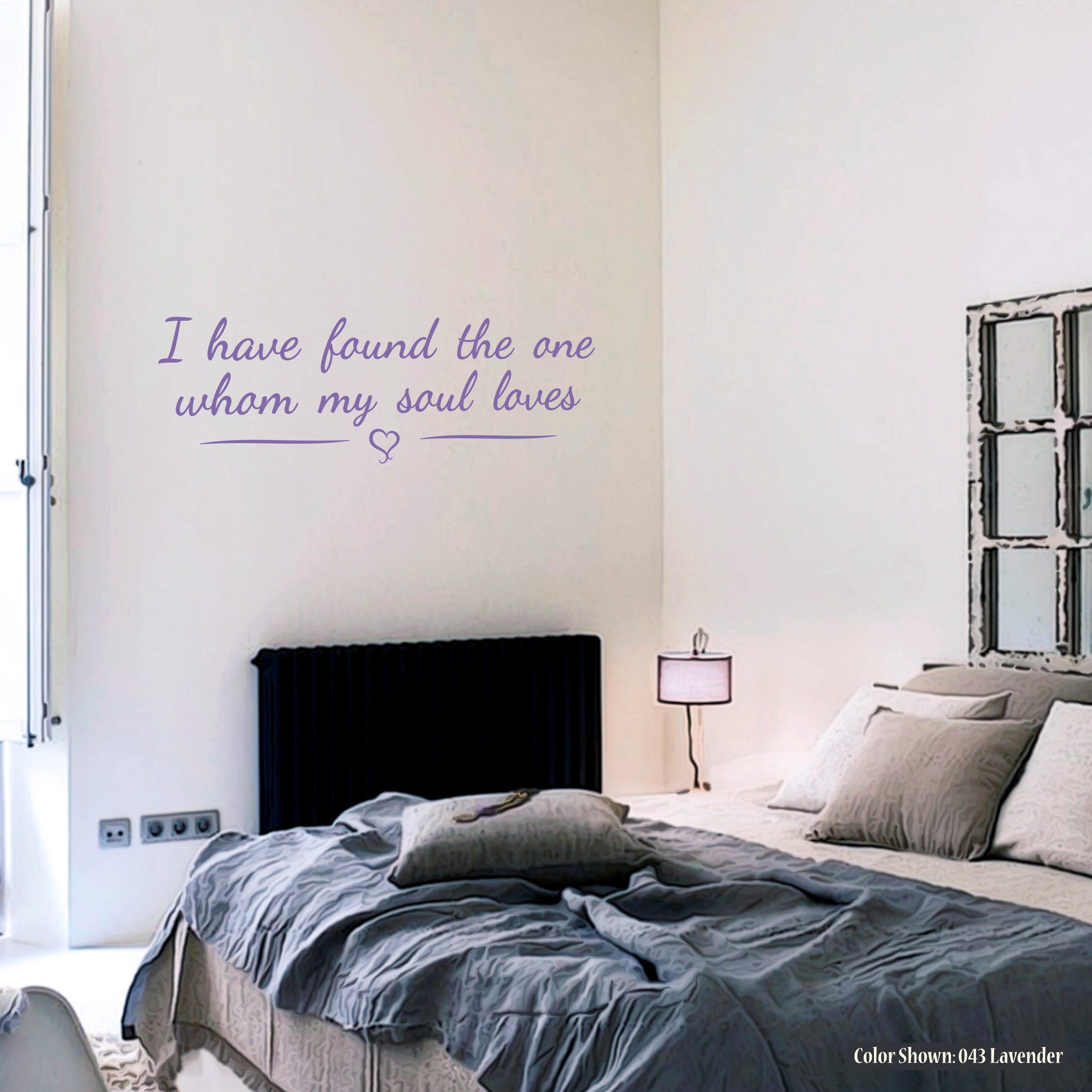 I Have Found the One, Song of Solomon 3v4, Religious Wall Decal, Vinyl ...