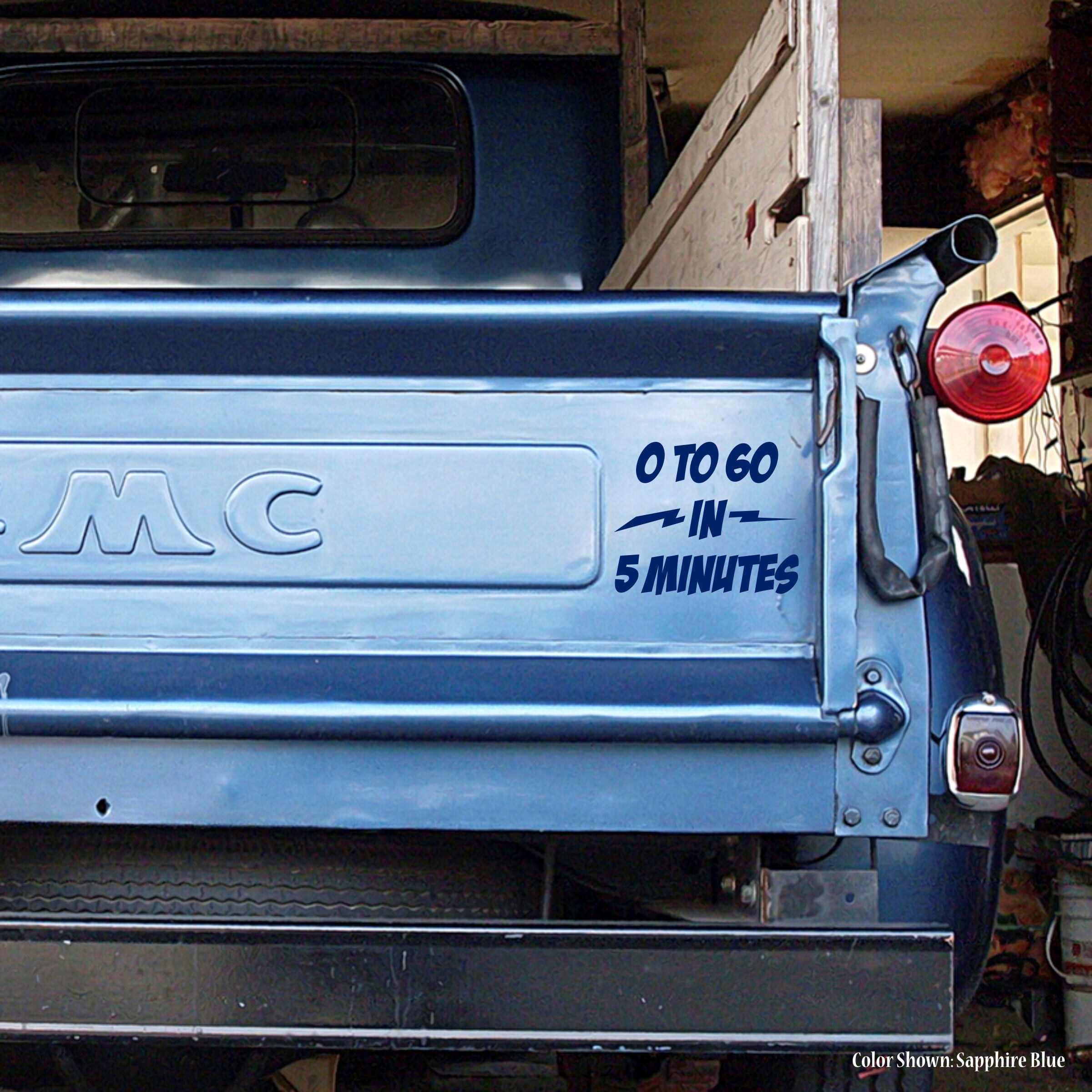 0 to 60 in 5 MINUTES Vehicle Decals Vehicle Stickers Laptop - Etsy