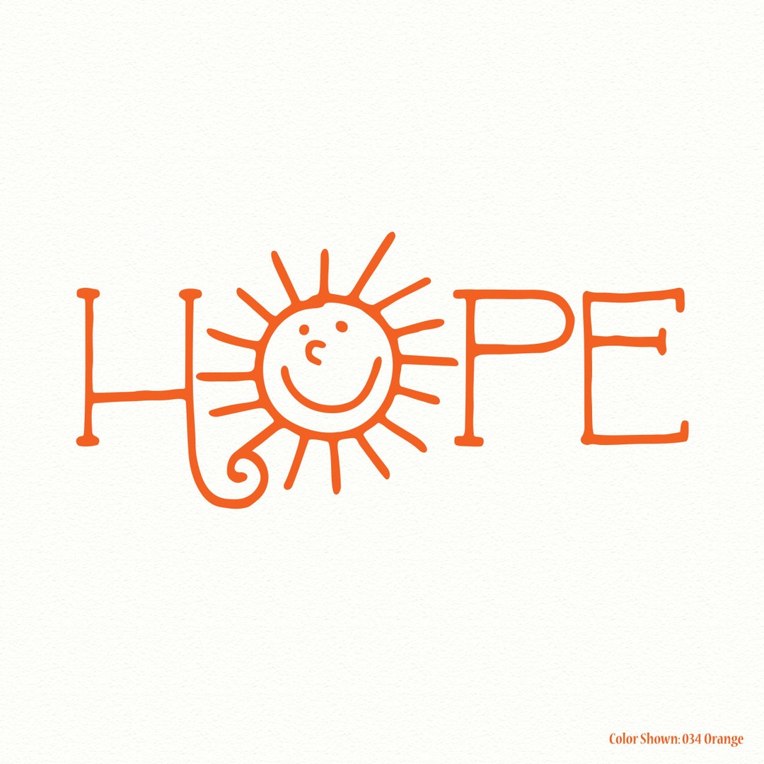 HOPE, Vinyl Wall Quotes, Family Wall Decal, Vinyl Wall Decals, Vinyl ...