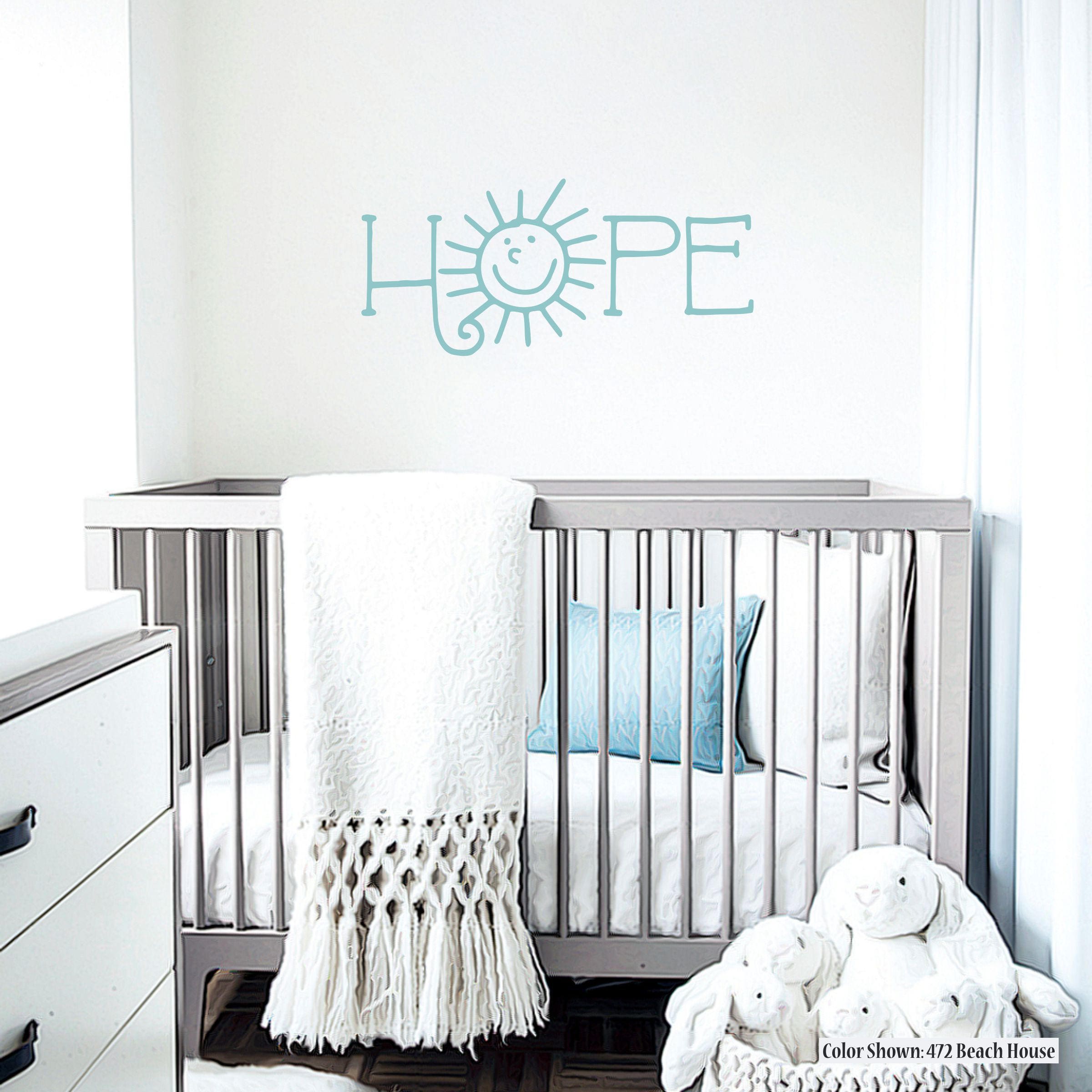 HOPE Vinyl Wall Quotes Family Wall Decal Vinyl Wall Decals | Etsy