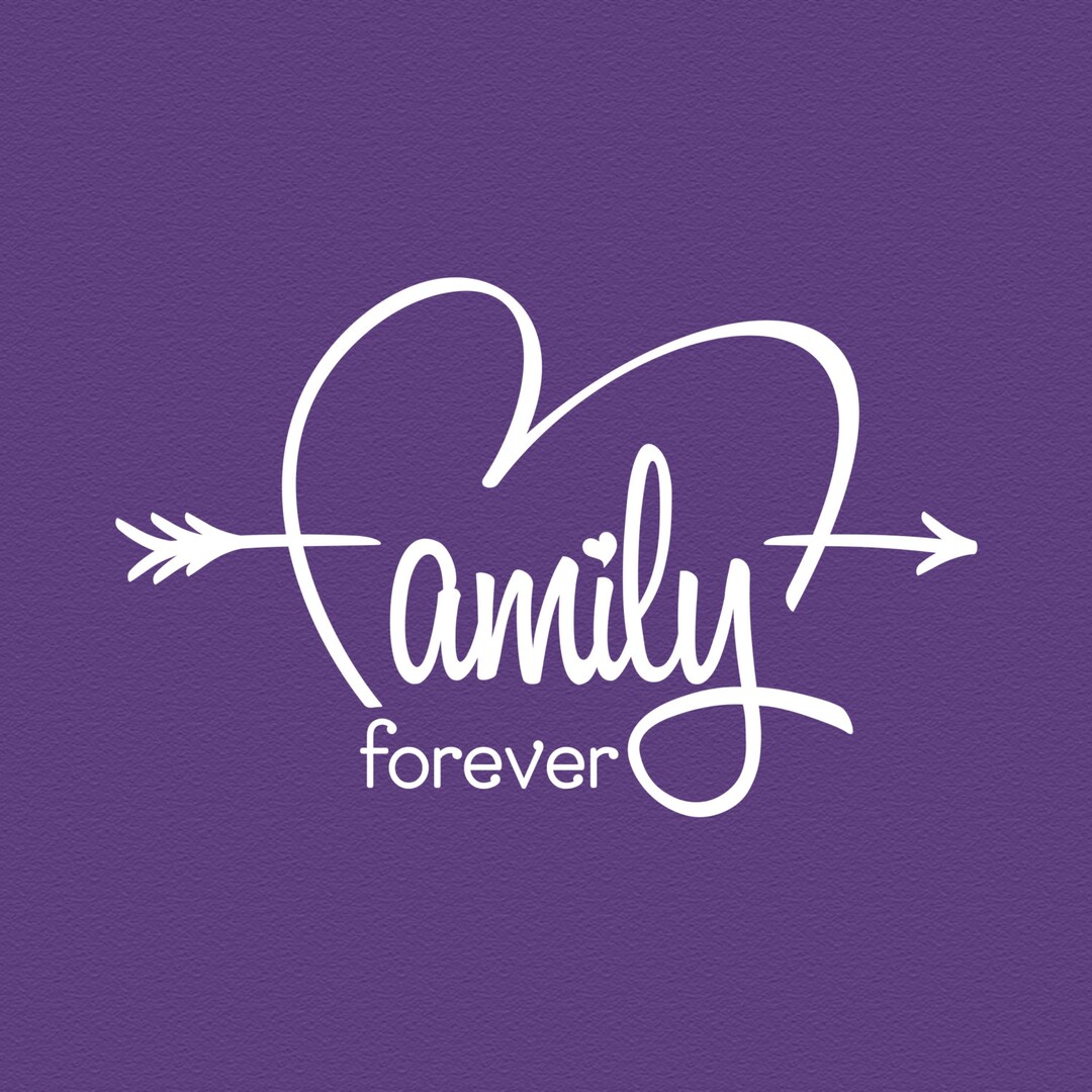 Family Forever Vinyl Wall Quotes, Wall Quote Decal, Family Name Decal ...