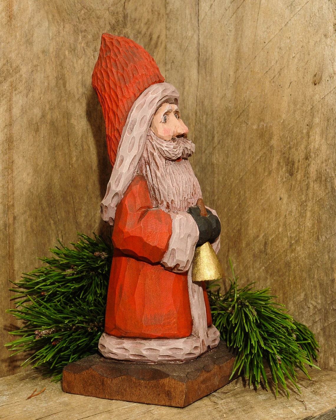 Bell Santa - Etsy