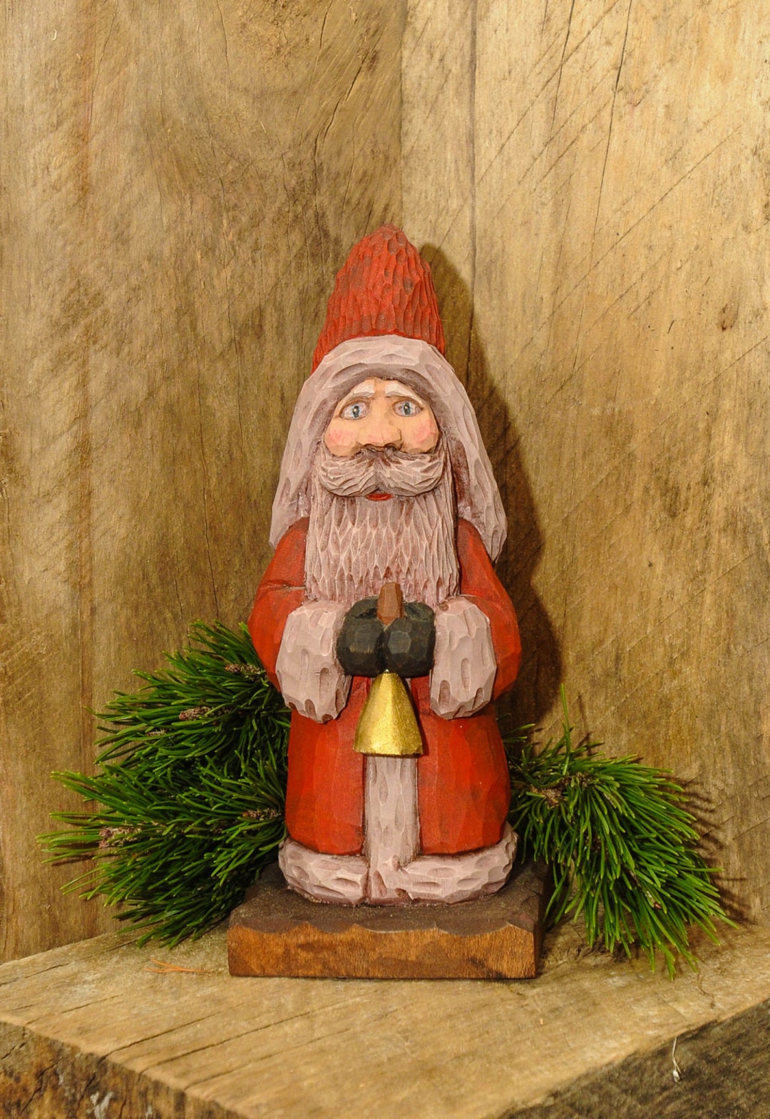 Bell Santa - Etsy
