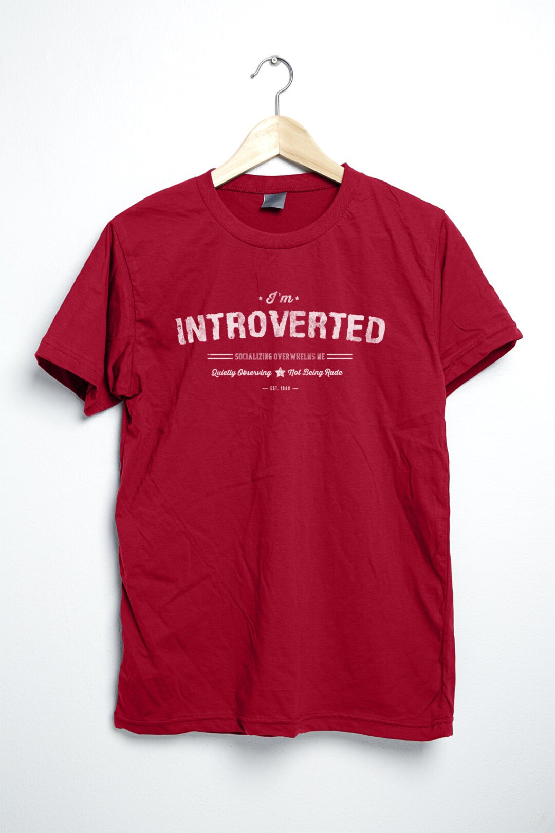 I'm an Introvert Shirt, Tee for Introverts, Introverted T-shirt, Shy ...